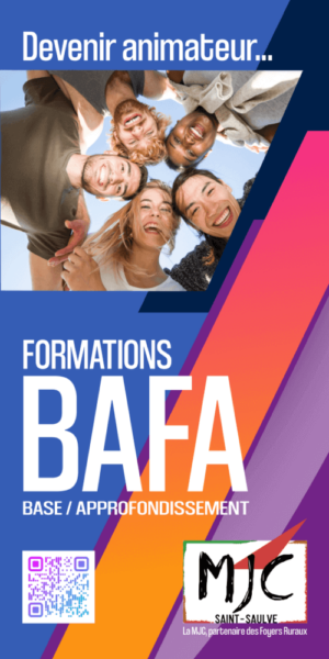 Formations BAFA saison 2023-2024 - MJC de Saint-Saulve